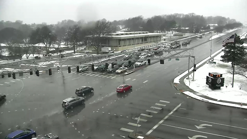 April snowfall in Omaha metro area