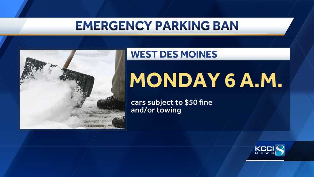 Metro cities declare emergency parking ban for snow removal