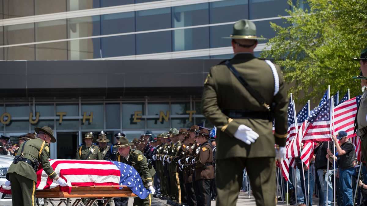 PHOTOS: Dep. Mark Burbridge laid to rest Monday