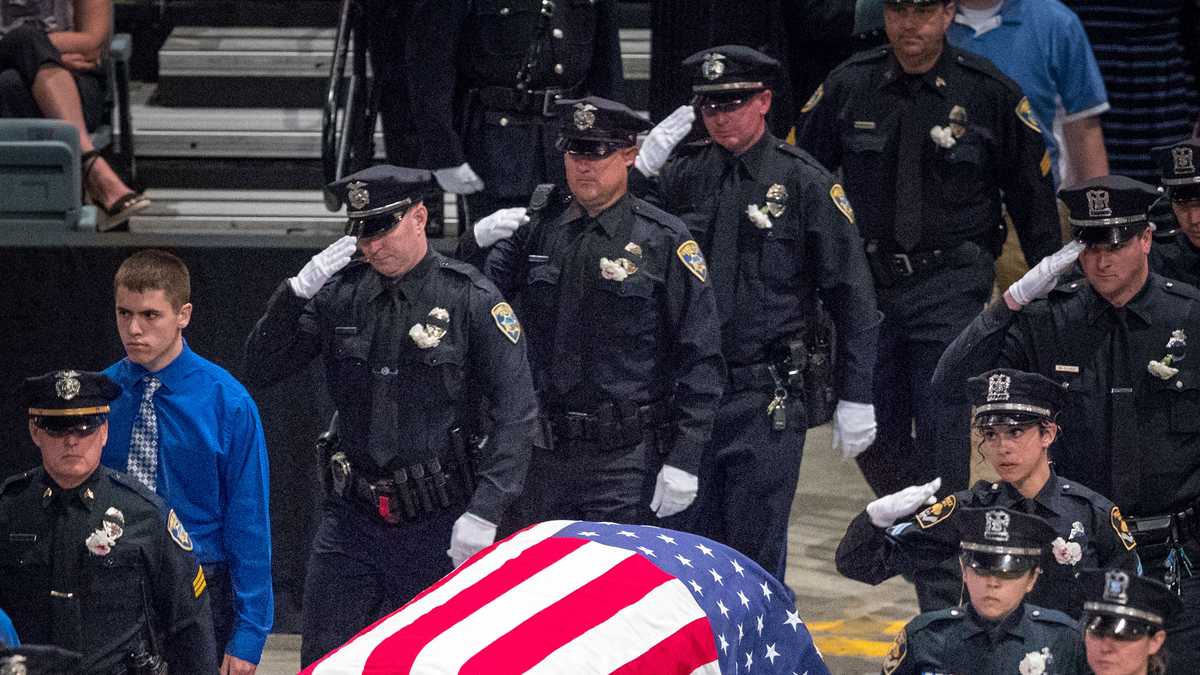 PHOTOS: Dep. Mark Burbridge laid to rest Monday