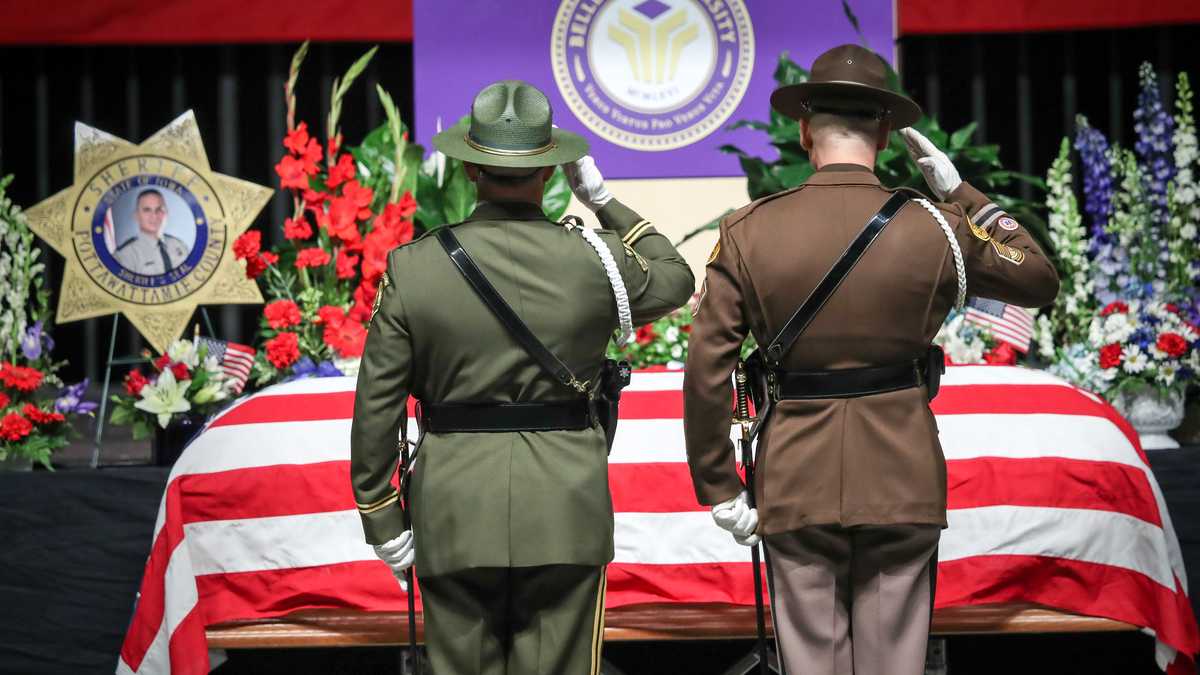 PHOTOS: Dep. Mark Burbridge laid to rest Monday