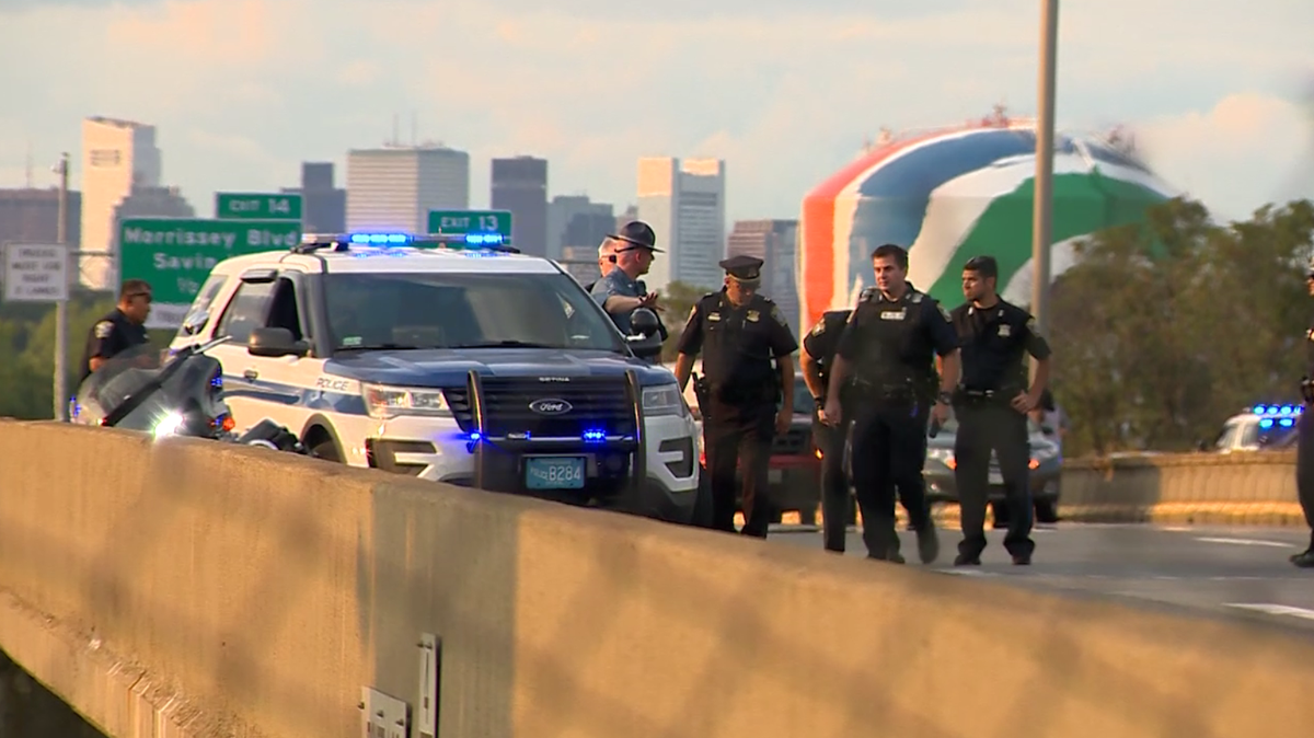 2 shot on Interstate 93 South; much of highway shut down