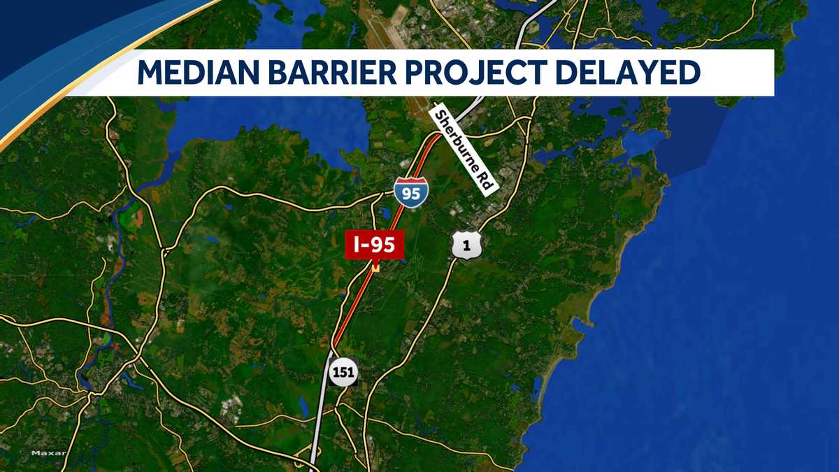 NHDOT: Median barriers installation along I-95 delayed due to high cost