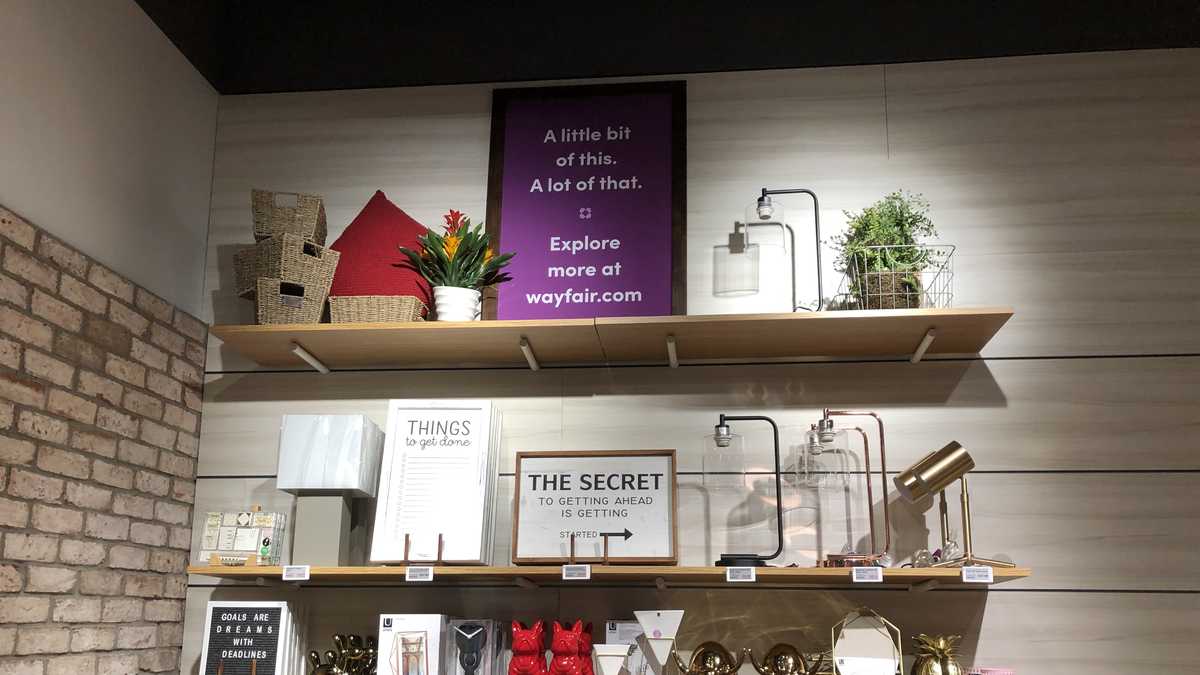 Inside Wayfair’s first permanent store