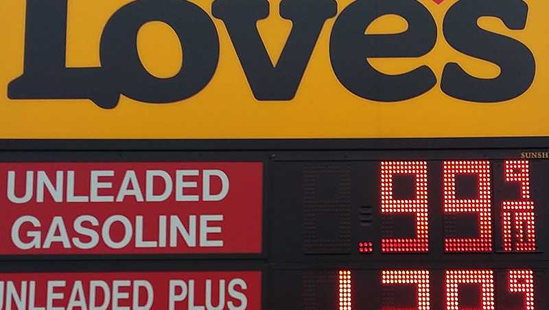 Spotted: Gas for 99 cents in Walworth County