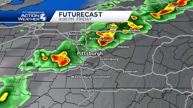 Severe thunderstorm watch in effect for much of Western Pa. area until ...