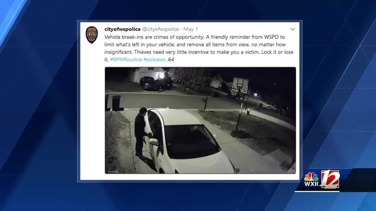 Police join Twitter campaign to prevent car and home break ins