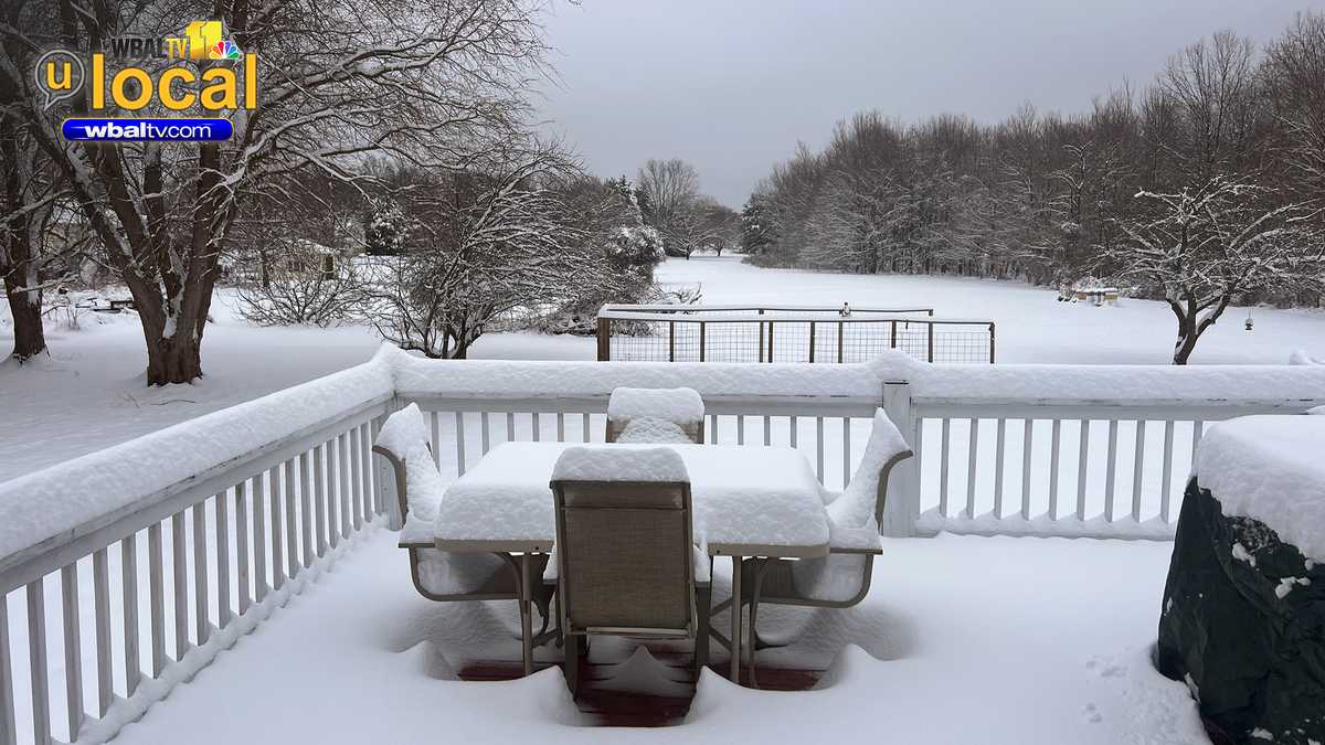 Maryland snow photos from Feb. 11-12 storm