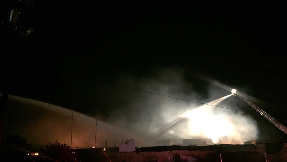 Investigation after abandoned hotel catches on fire