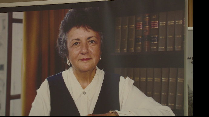 Exhibit honoring Chief Justice Shirley Abrahamson on display at city hall