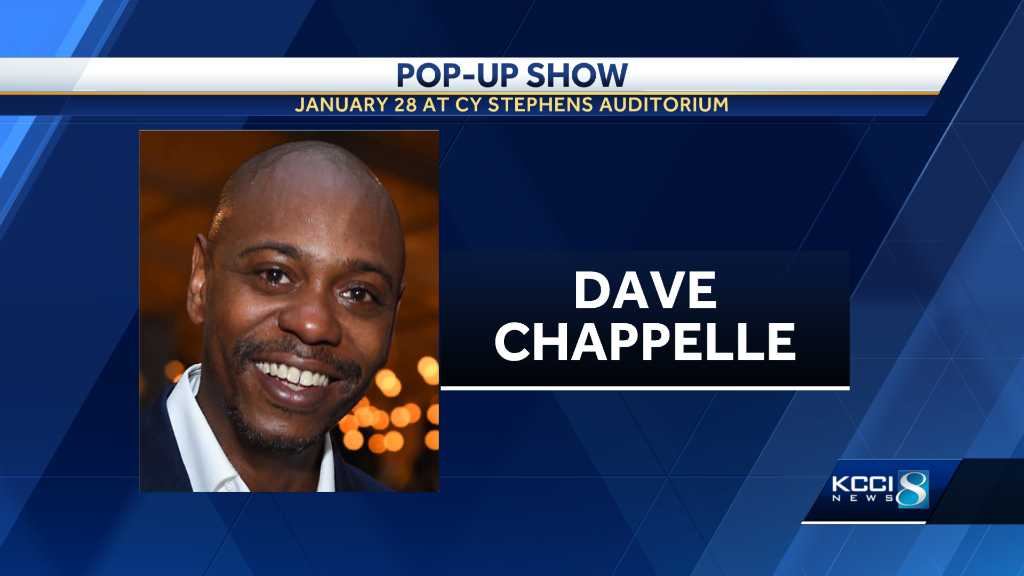 Get your tickets for Dave Chappelle's pop-up show in Ames