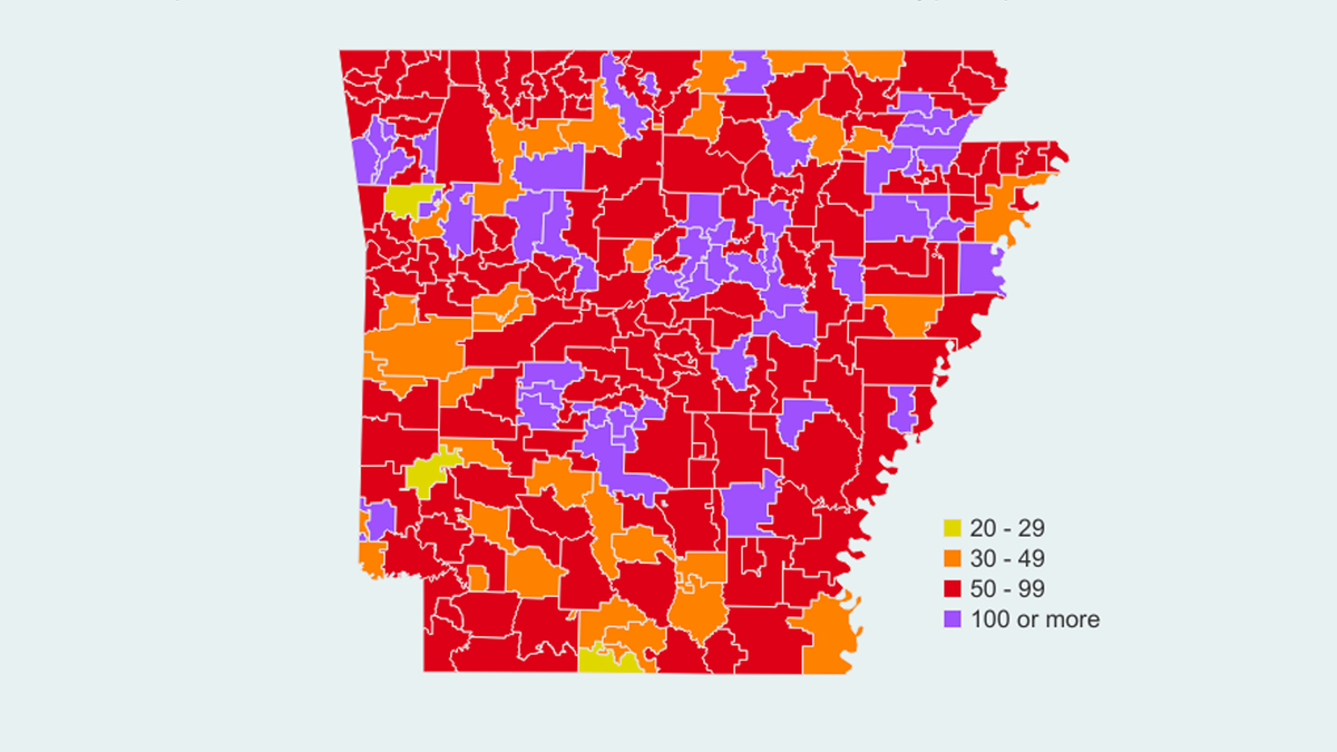 Northwest Arkansas, River Valley COVID-19 infection rates rise
