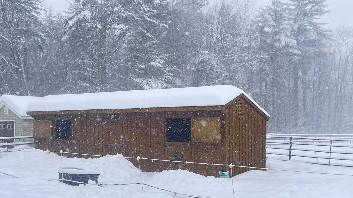 Gallery: Images from Maine's heavy snowfall across state