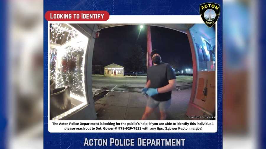 Acton police seek person possibly connected to property damage ...