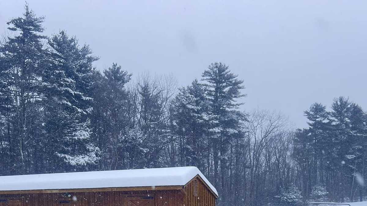 Sunday snowfall totals from across southern Maine