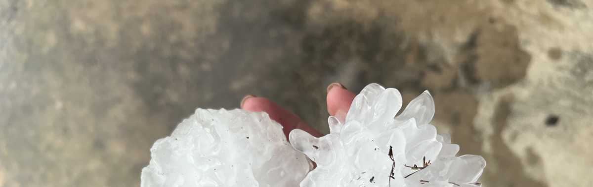 Gallery: Viewers share pictures of large hail that hit Ada during March ...