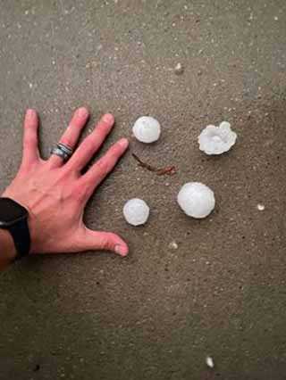 Nebraska, Iowa see large hail from severe thunderstorms