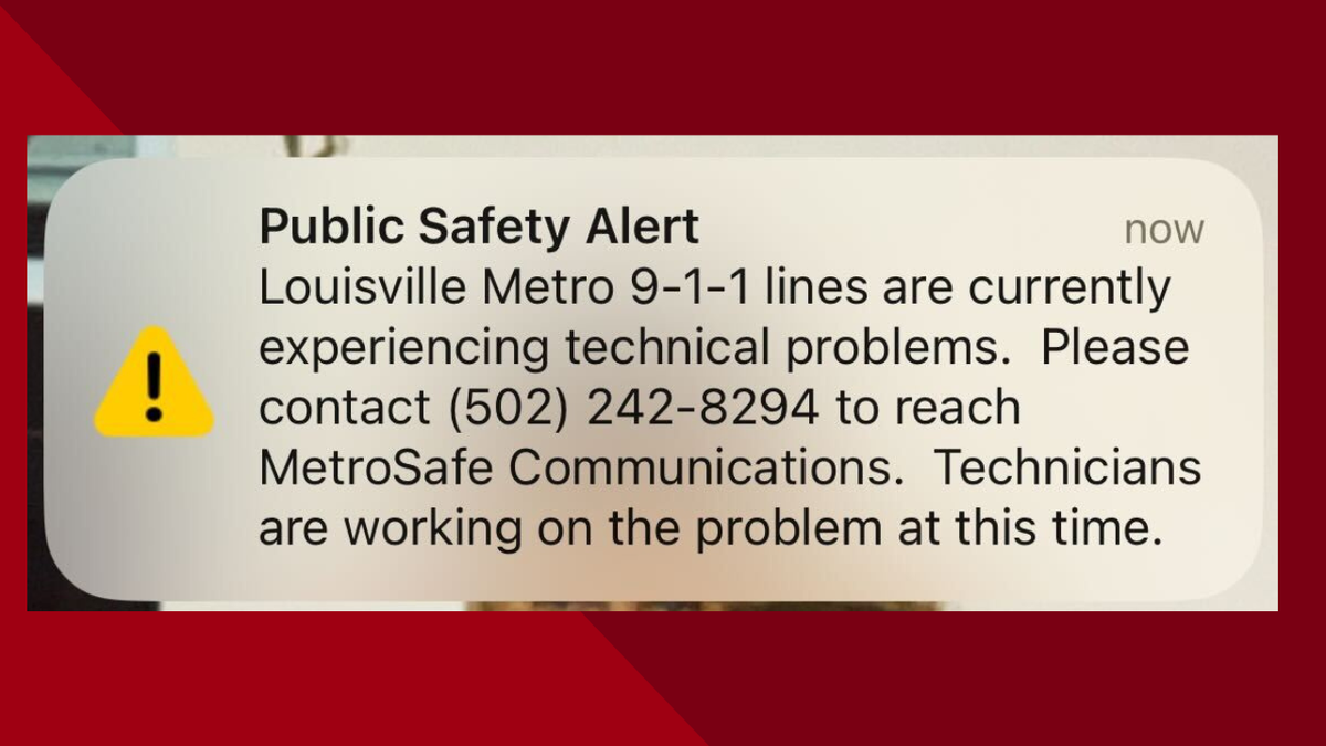911 lines restored across Louisville region after being down due to ...