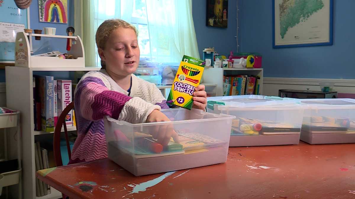 Portland student collected, donated art kits to newcomer families