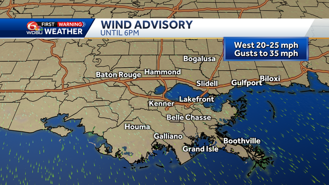 Wind Advisory Wednesday, chilly night tonight