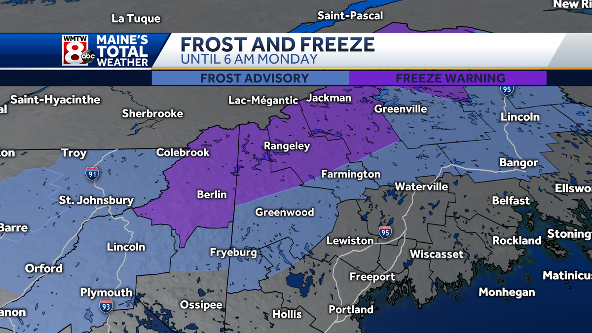 The Week Ahead: Patchy frost for some, limited rain chances