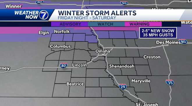 Omaha forecast: Weekend snow chances, dangerous cold