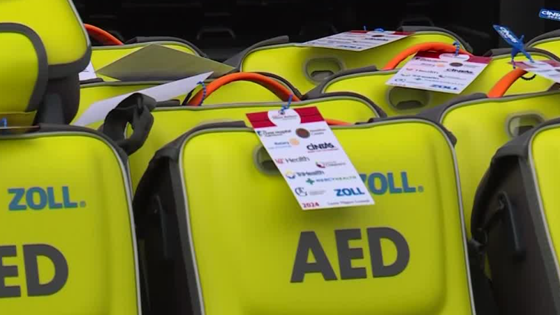 Dozens of police departments receive AEDs through 'Project Heart ReStart'