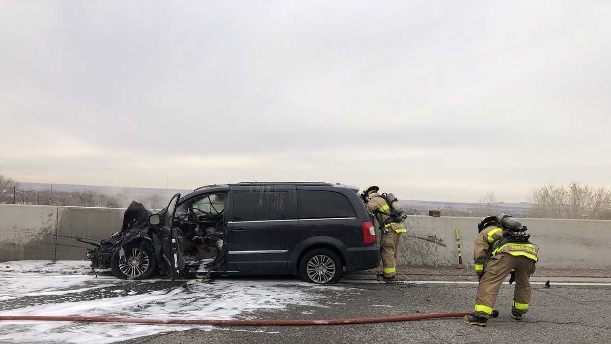 SB I-25 back open after crash