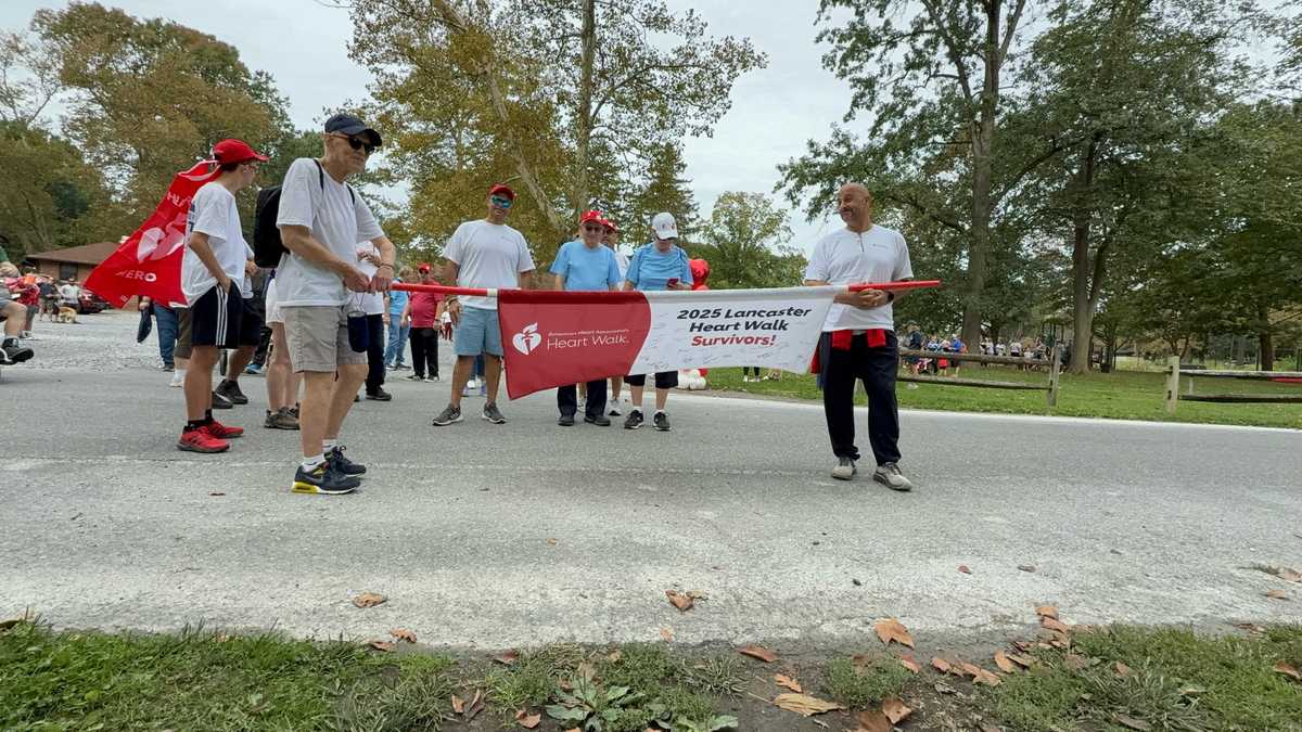 Heart walk in Lancaster Saturday morning