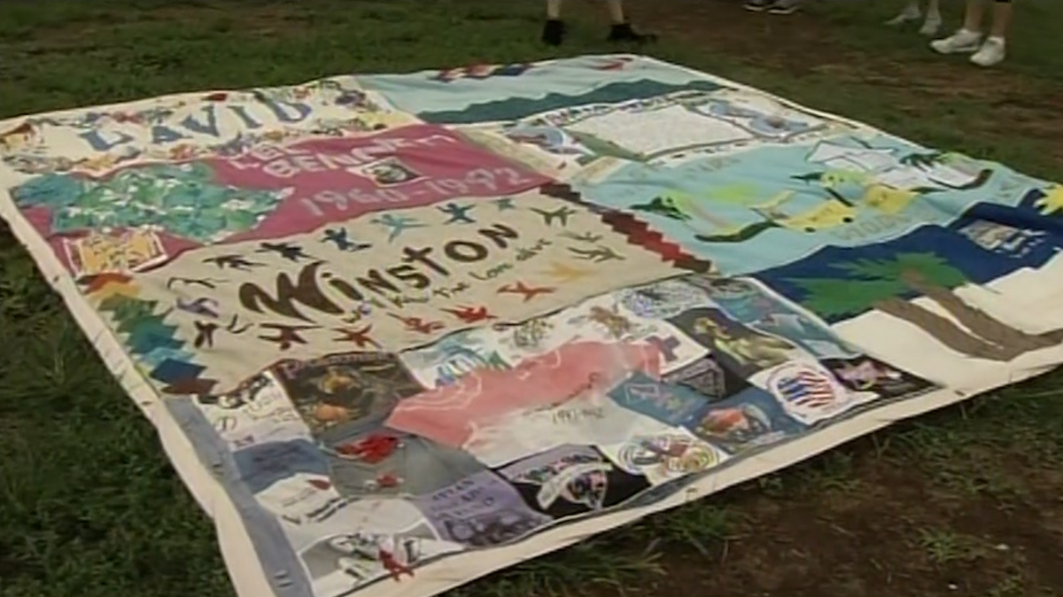 80 panels of AIDS Memorial Quilt﻿ on display in Baltimore