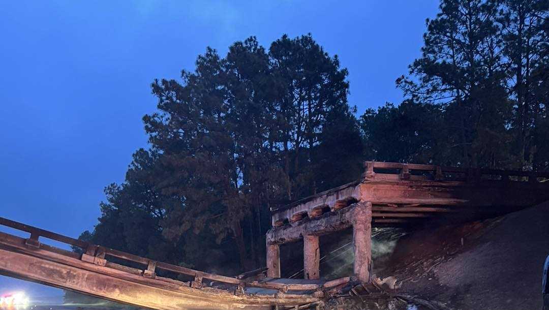 SC: Tractor-trailer hits bridge, causing collapse on I-20