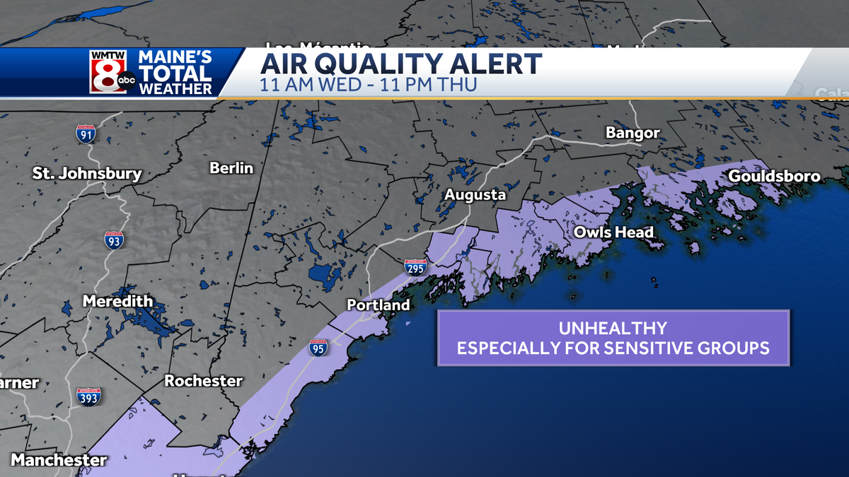 Air Quality Alert issued for parts of Maine