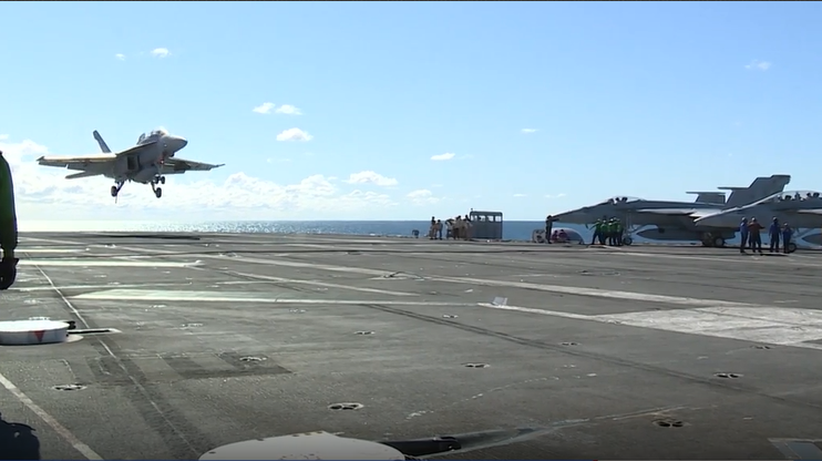 Aboard an aircraft carrier: How US military prepares for possible ...