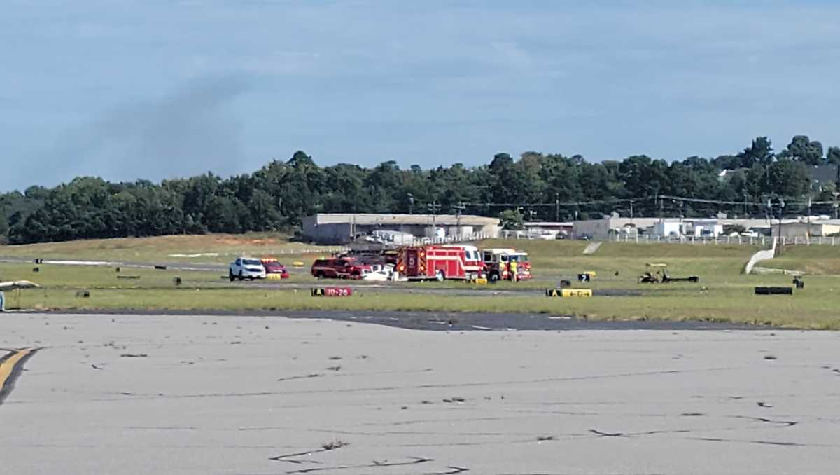 Plane crashes at Greenville Downtown Airport, officials say