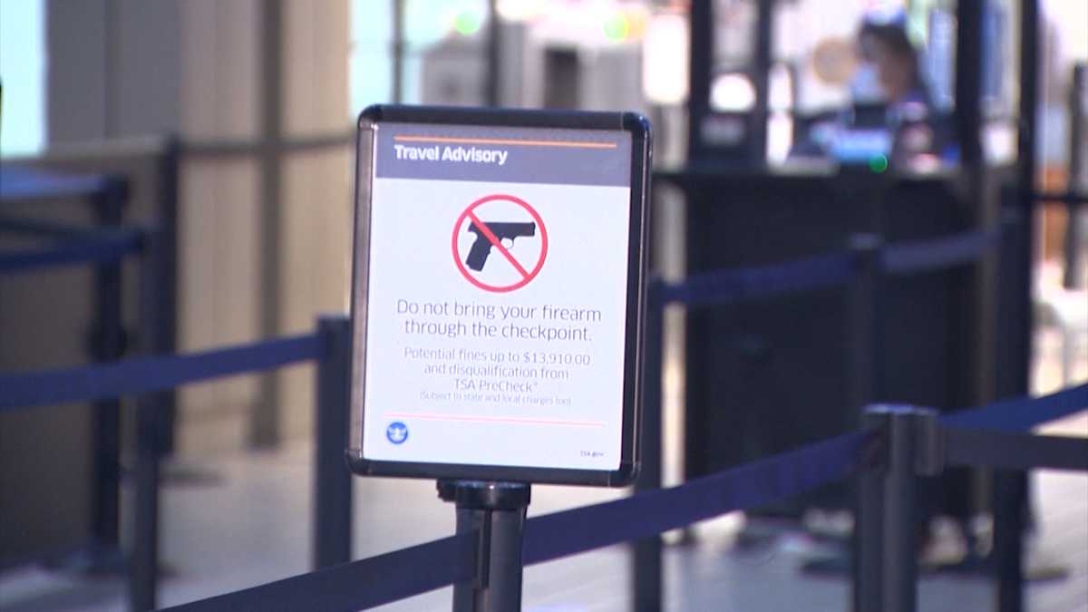 TSA reminding travelers how to properly transport firearms