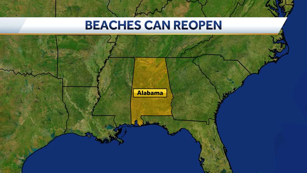 Alabama governor allows beaches to reopen with limits to help prevent ...