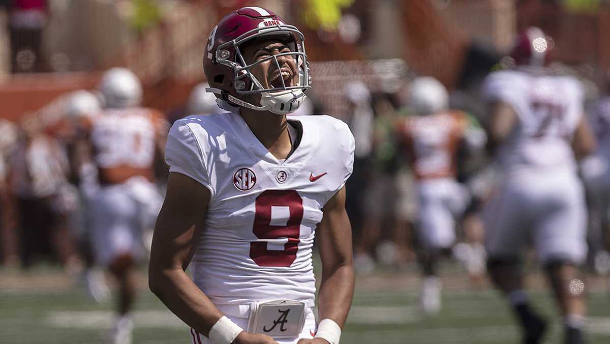 No. 1 Alabama escapes Texas with 20-19 win