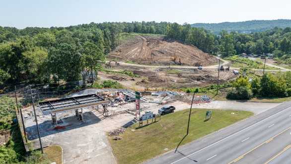 work continues in preparation for new Alabaster shopping development