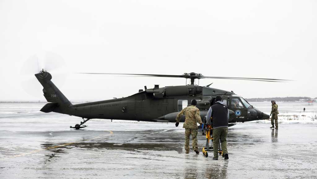 Alaska National Guard performs medical mission with Santa Claus
