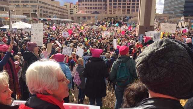PHOTOS: Thousands march against Trump across the US and beyond