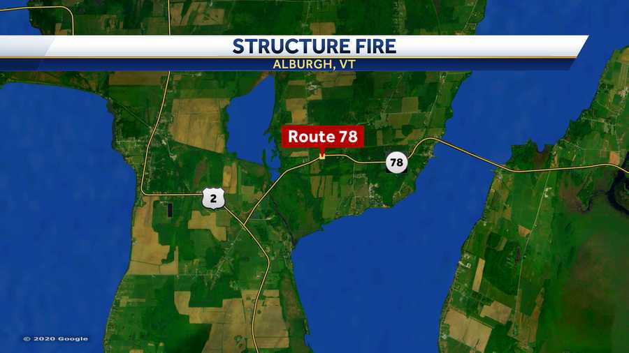 Trailer fire shuts down section of Route 78 in Alburgh