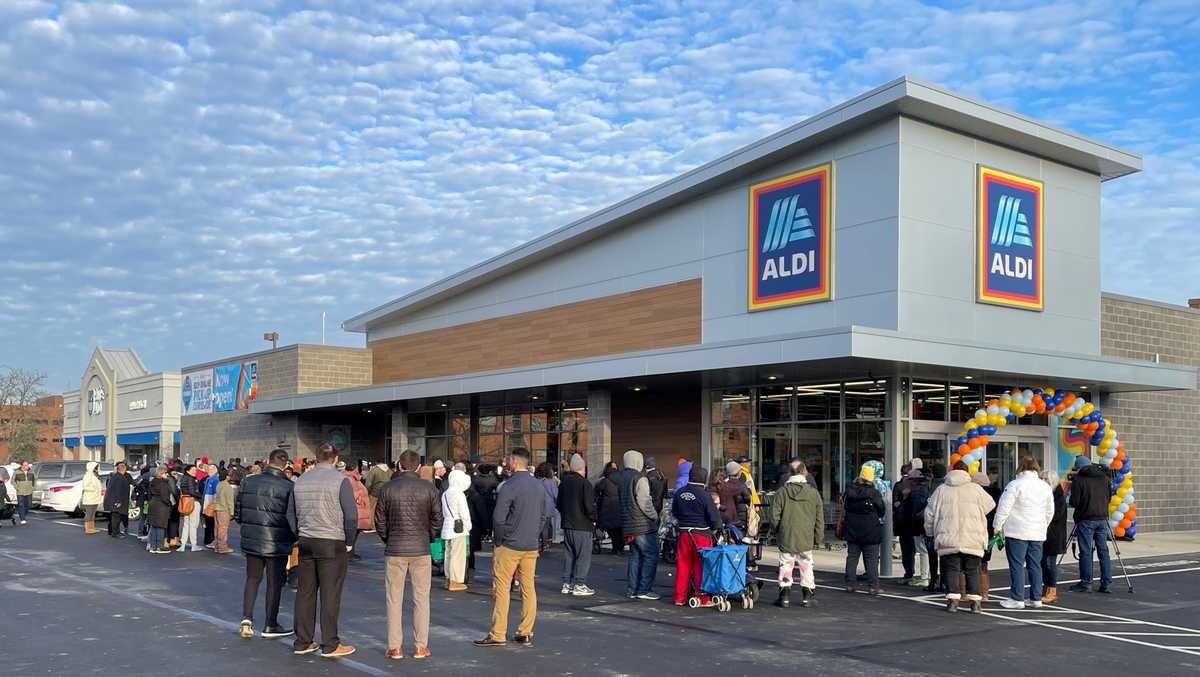 Aldi new grocery store in Wilkinsburg, Pennsylvania