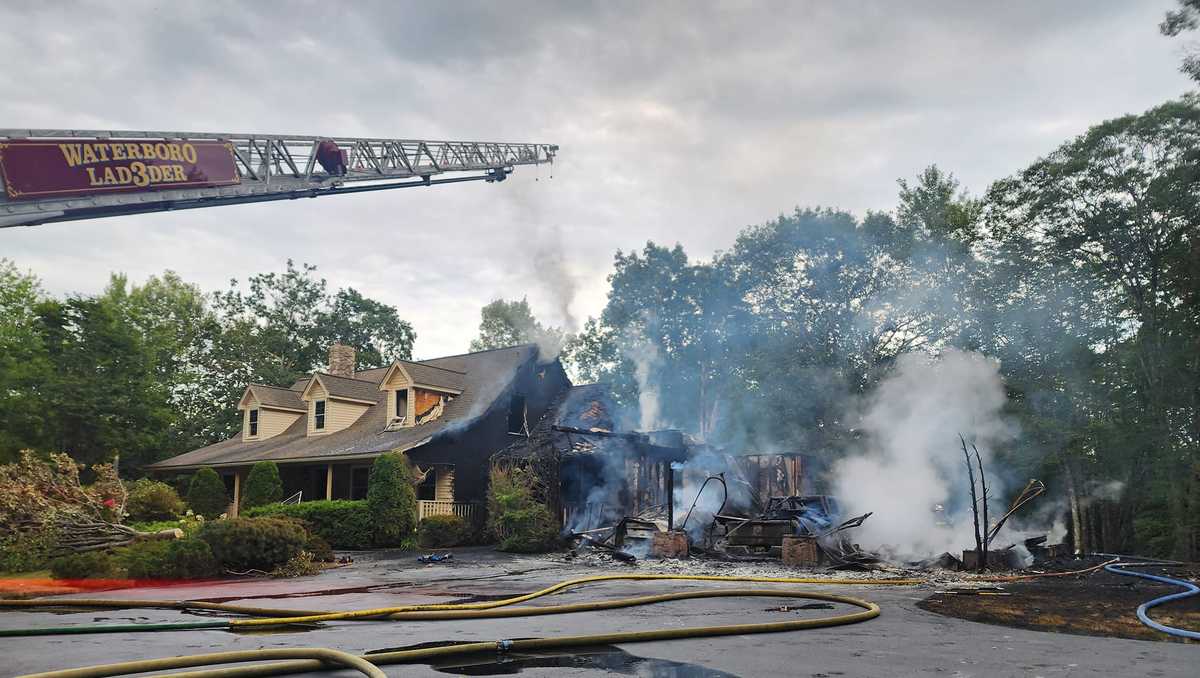 House fire displaces family in Alfred