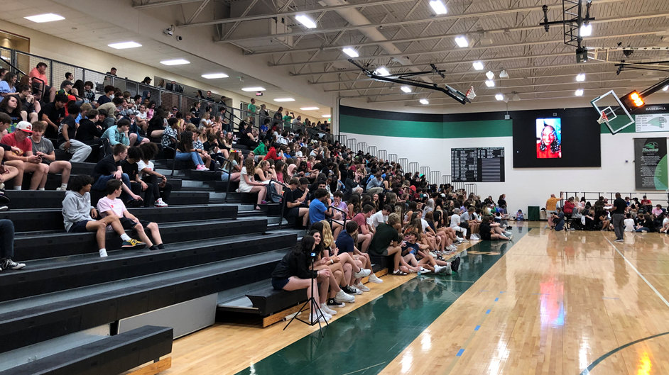 Alicia Keys surprises Staley High School, Ralph Yarl classmates