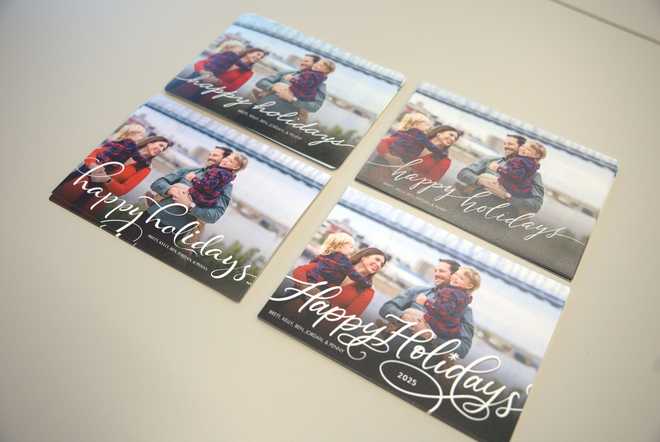 We tested same-day holiday cards. This store stood out