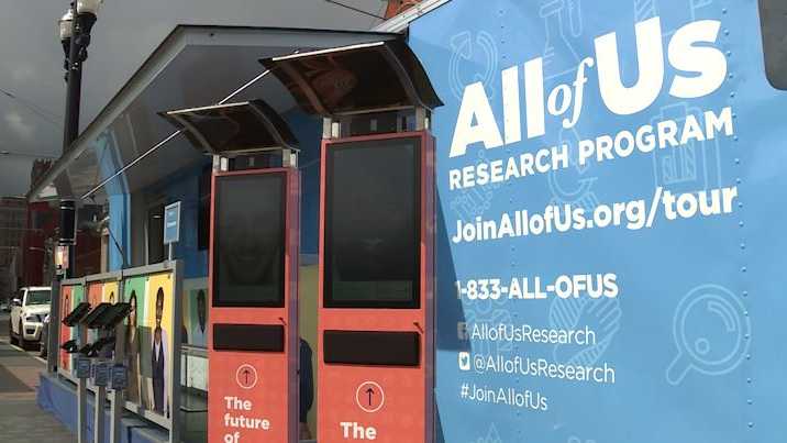 Research bus visits Cincinnati to gain health data for life-saving research