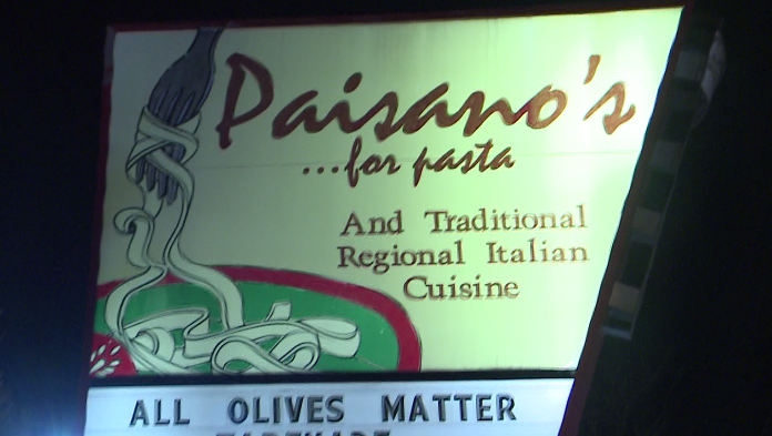 Man pulls what appears to be a gun at 'All Olives Matter' protest