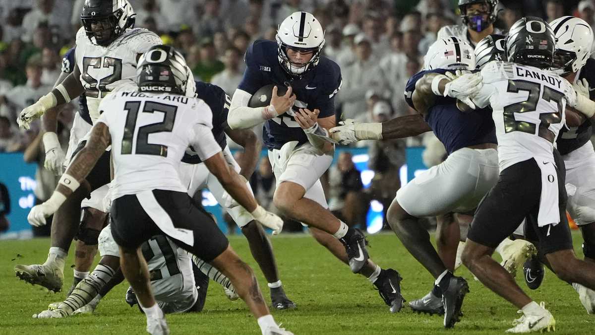 Oregon 30 Penn State 24 (September 27, 2025)