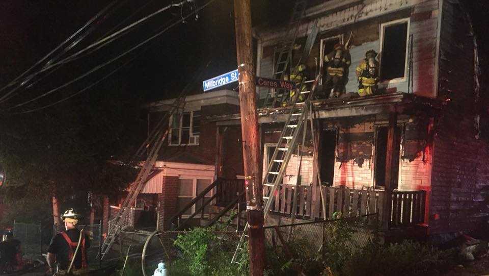 Fire spreads through three structures in Allentown blaze, one ...