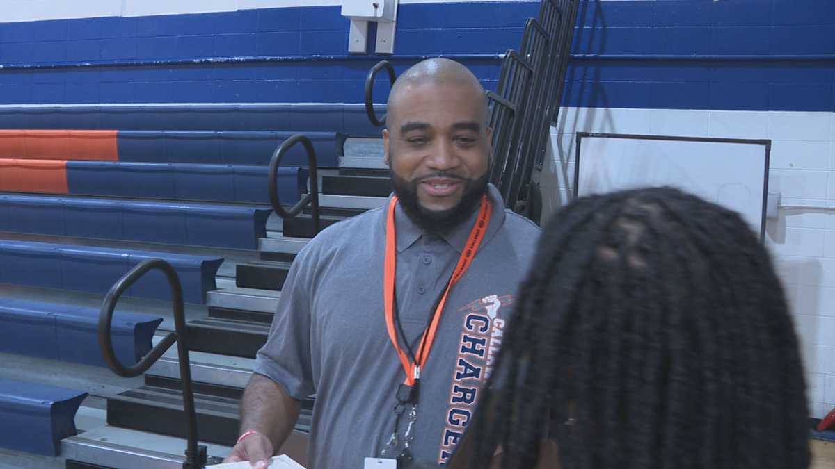 Coach Christopher Taylor honored as Alyce Clarke Award winner